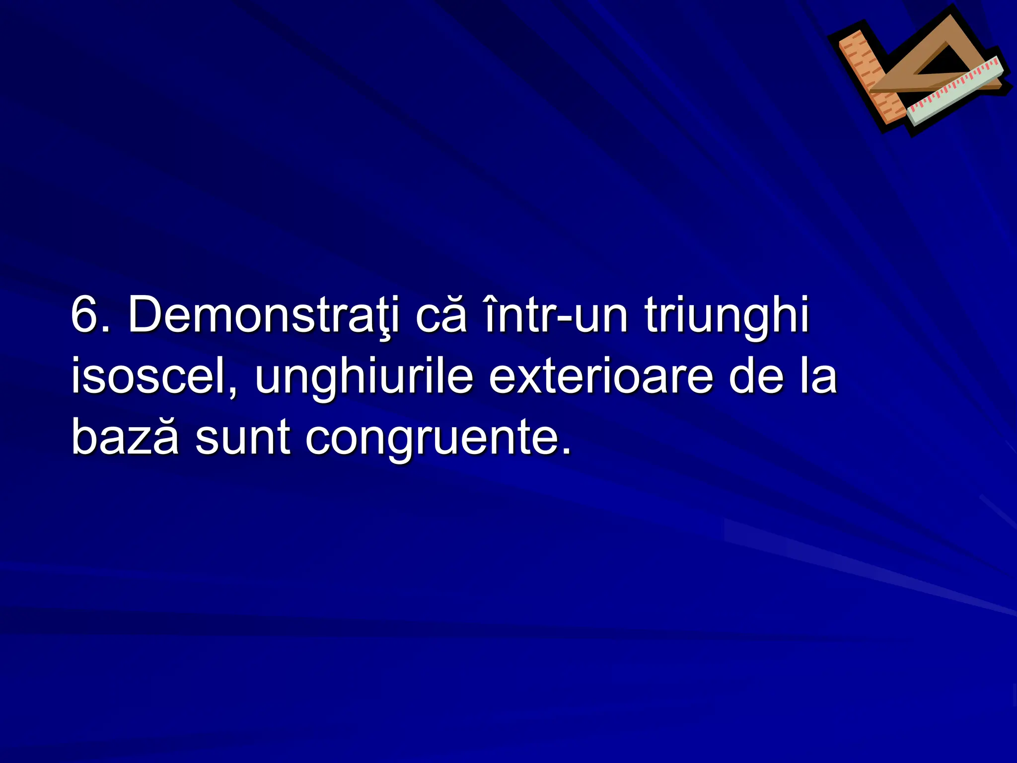 Triunghiul isoscel Propietati Lectie clasa a VI-a | PPT