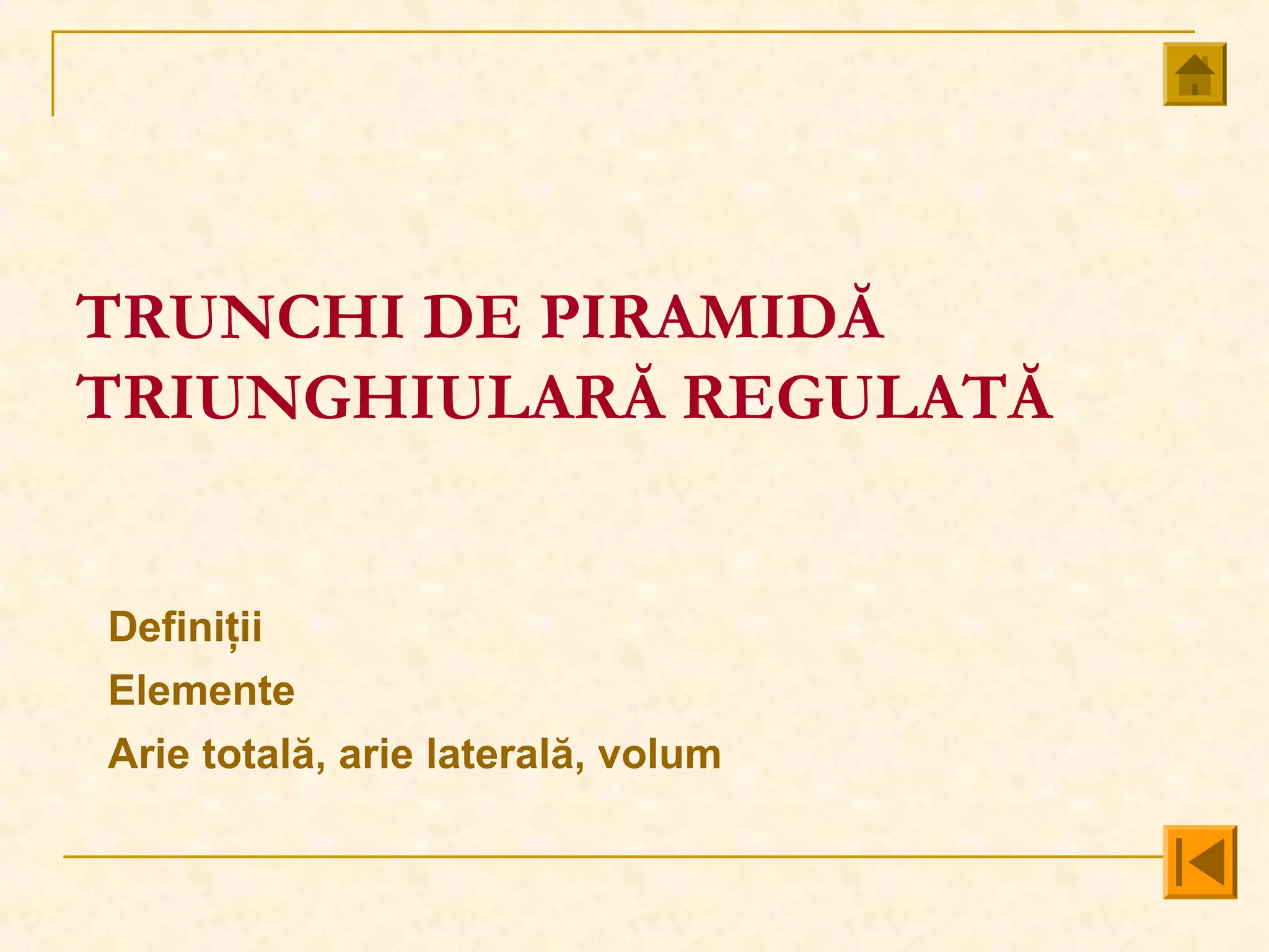 trunchi de piramida | PPT