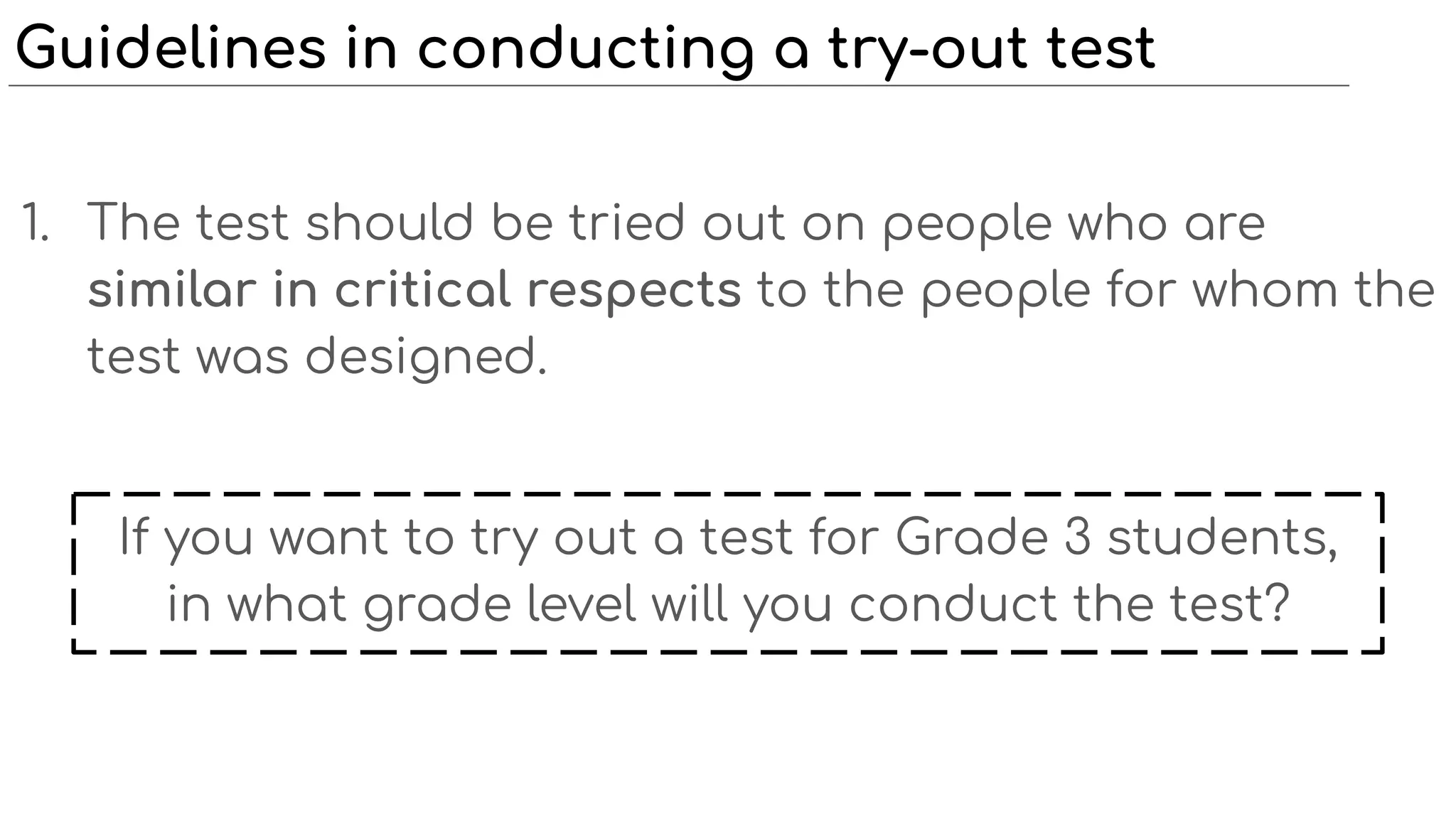 tryout test, item analysis (difficulty, discrimination) | PDF