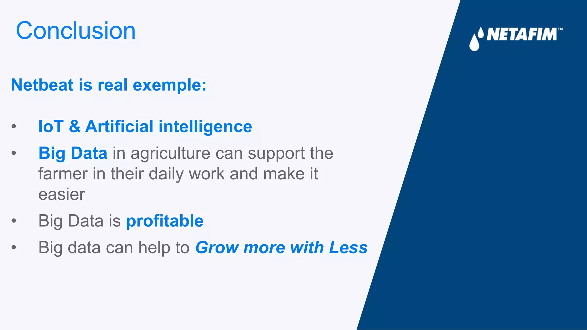 NetBeat: The first irrigation system with a brain | PPTX