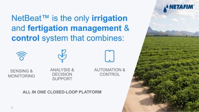 NetBeat: The first irrigation system with a brain | PPTX | Agriculture ...