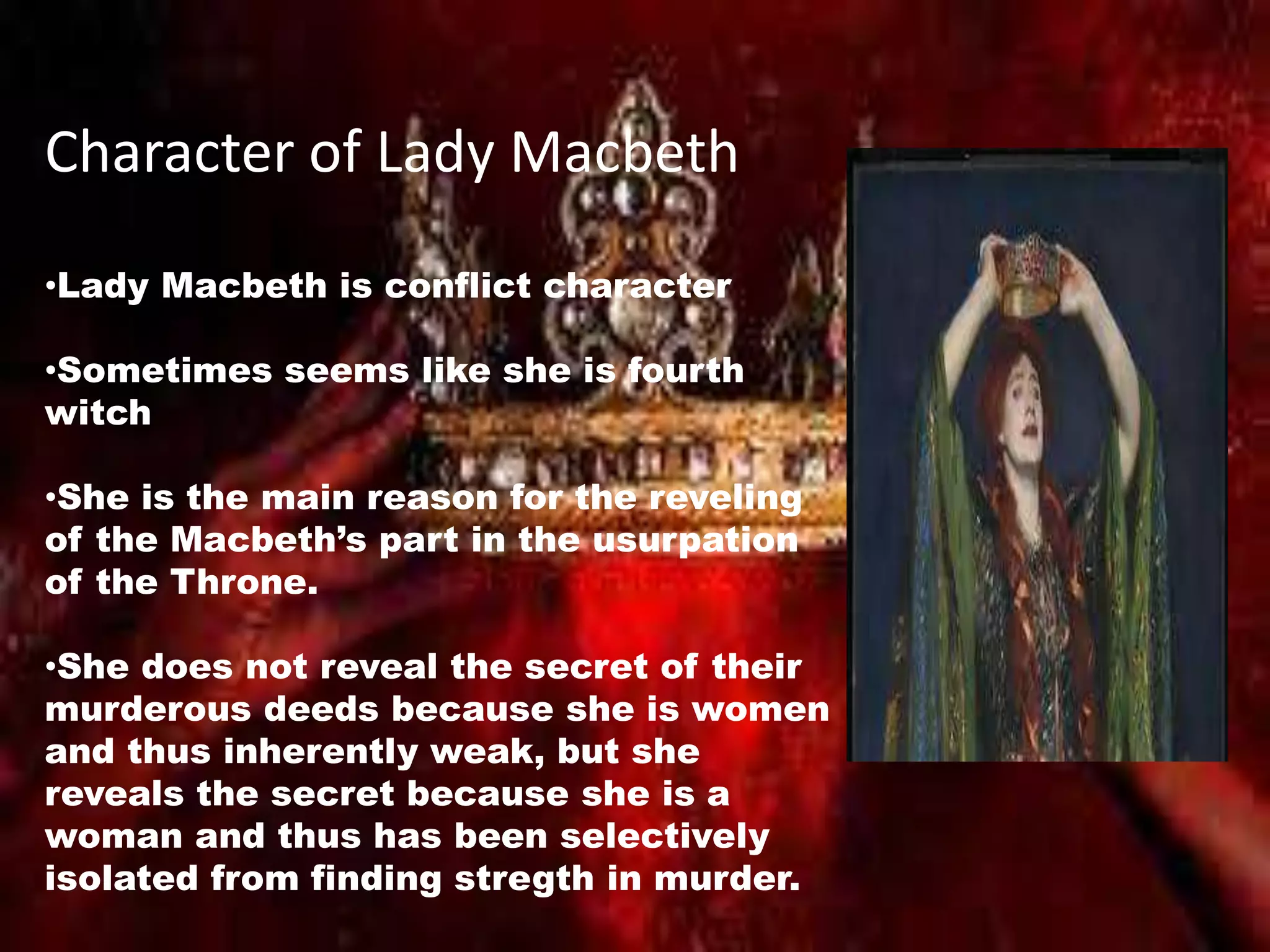 Feminist reading on chracter of Lady Macbeth | PPT
