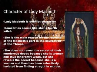 Feminist reading on chracter of Lady Macbeth | PPTX | Fiction | Books ...