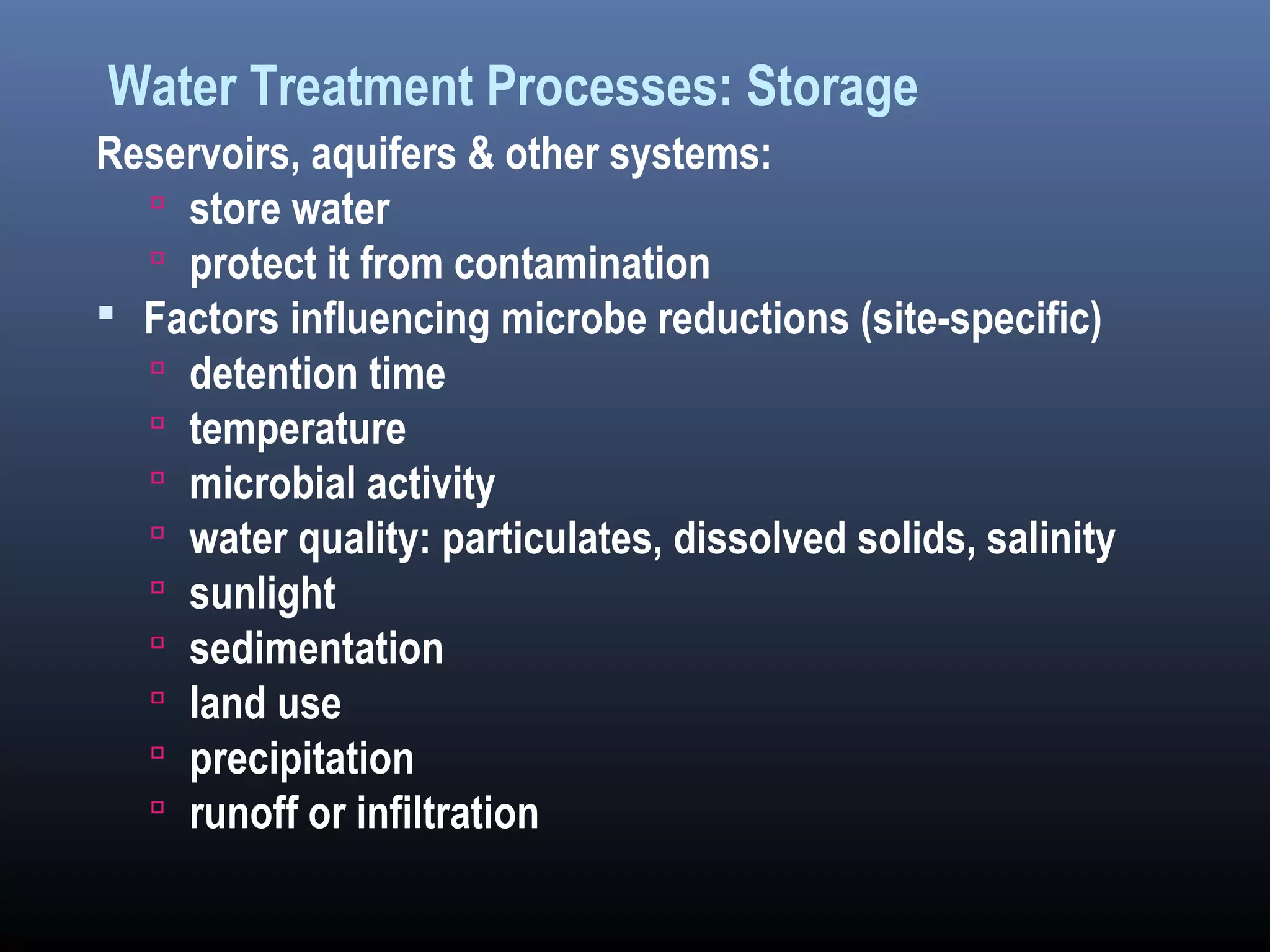 Water Treatment | PPT
