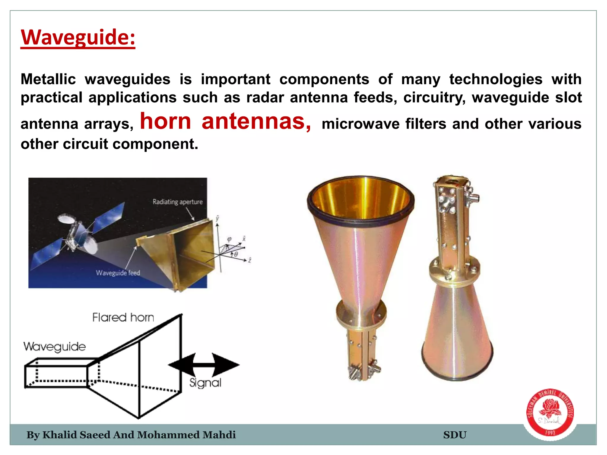 Horn Antenna presentation of Antenna Theory | PPSX