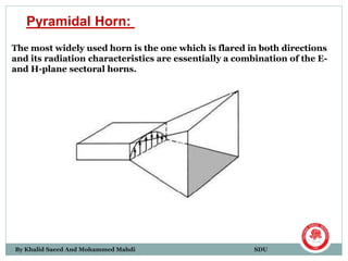 Horn Antenna presentation of Antenna Theory | PPSX