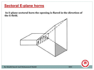 Horn Antenna presentation of Antenna Theory | PPSX