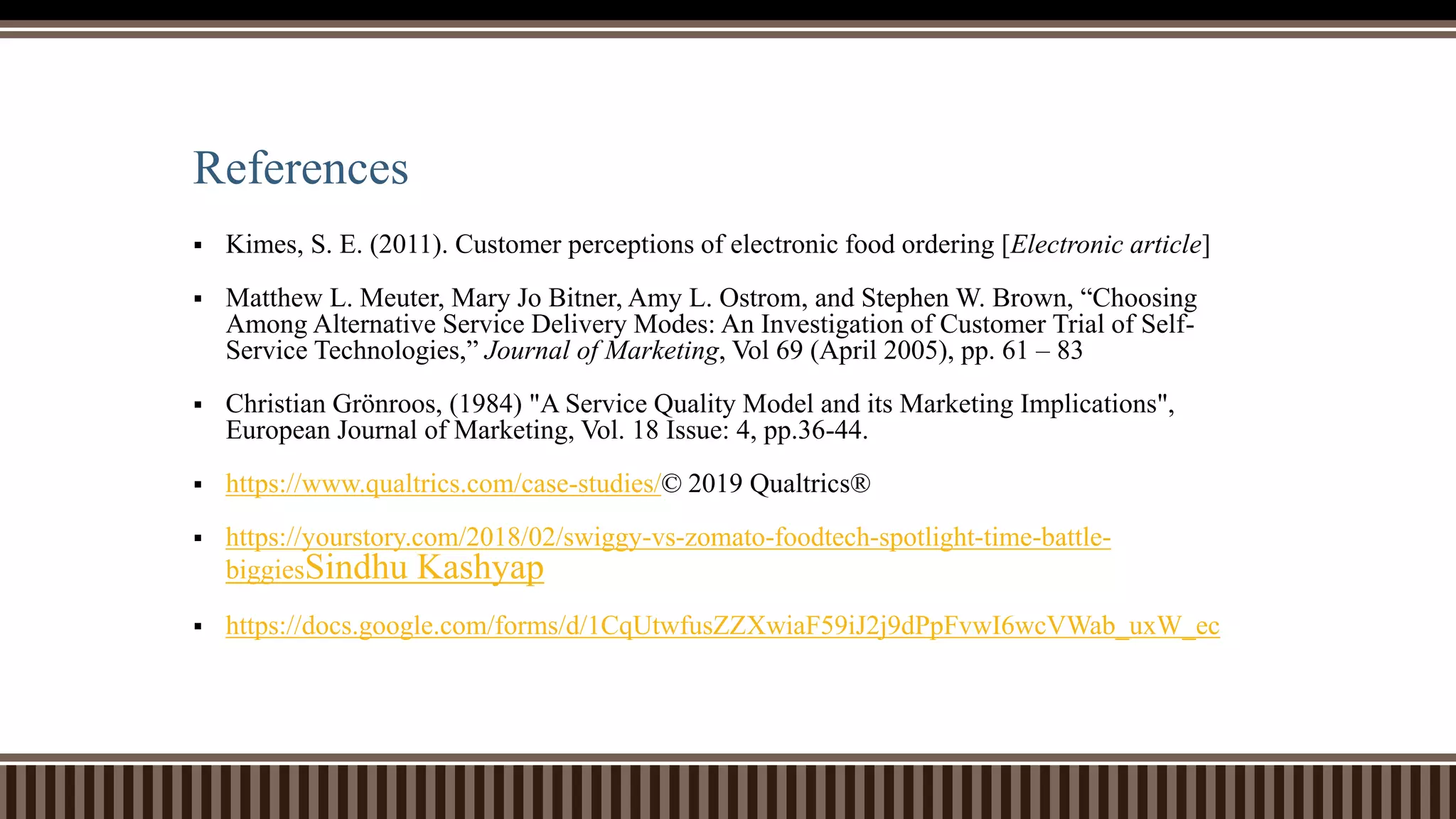 Presentation of comparative study between SWIGGY and ZOMATO | PDF