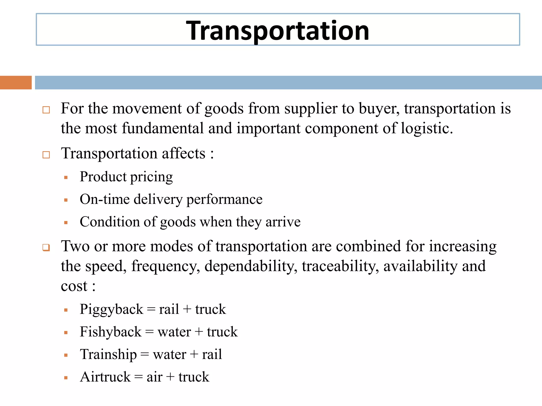 Retailing and market logistics | PPTX
