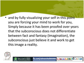 22 excercise of power of subconcious mind | PPT