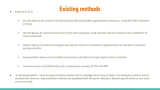 Argument extraction from news, blog and social media. | PPT