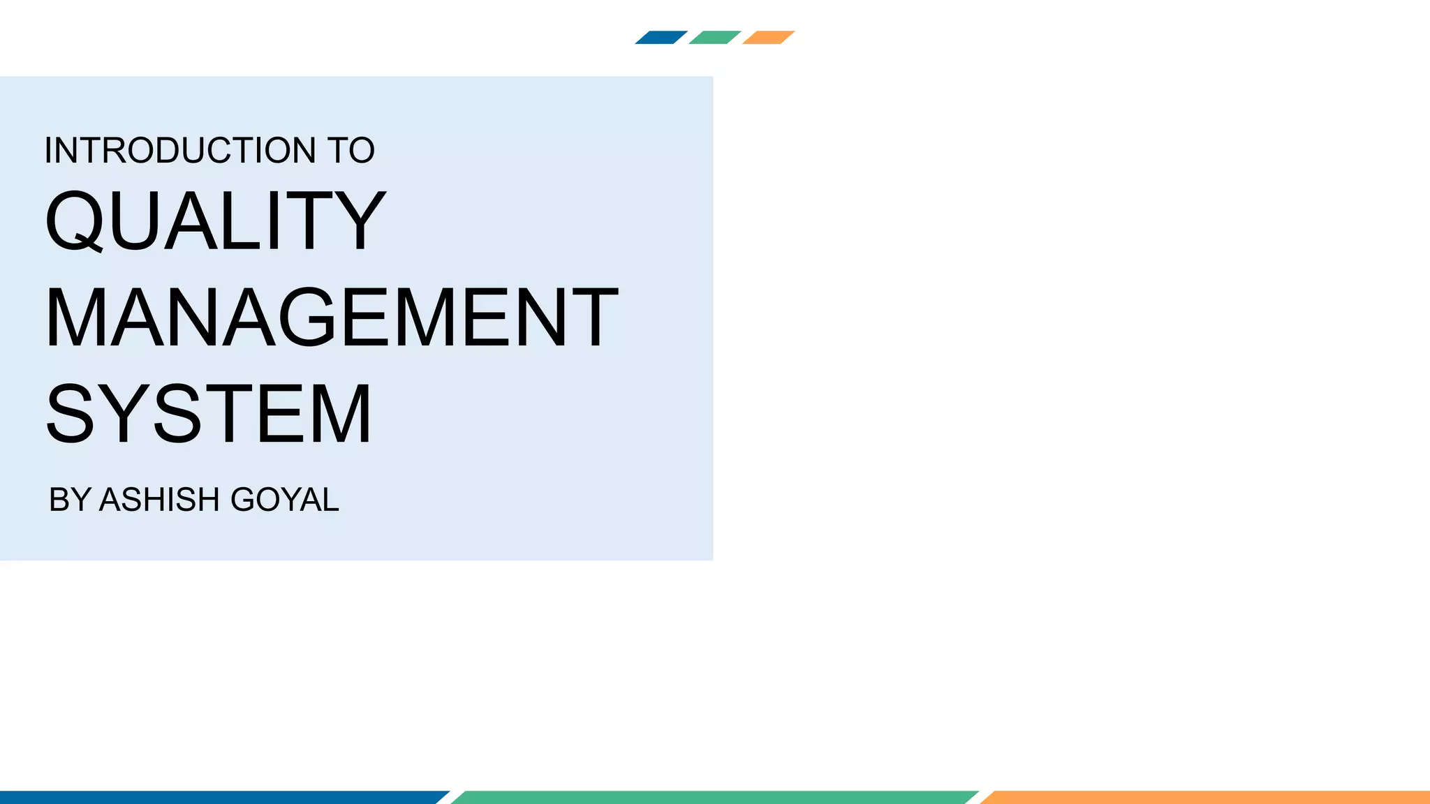 Quality Management System | PPT