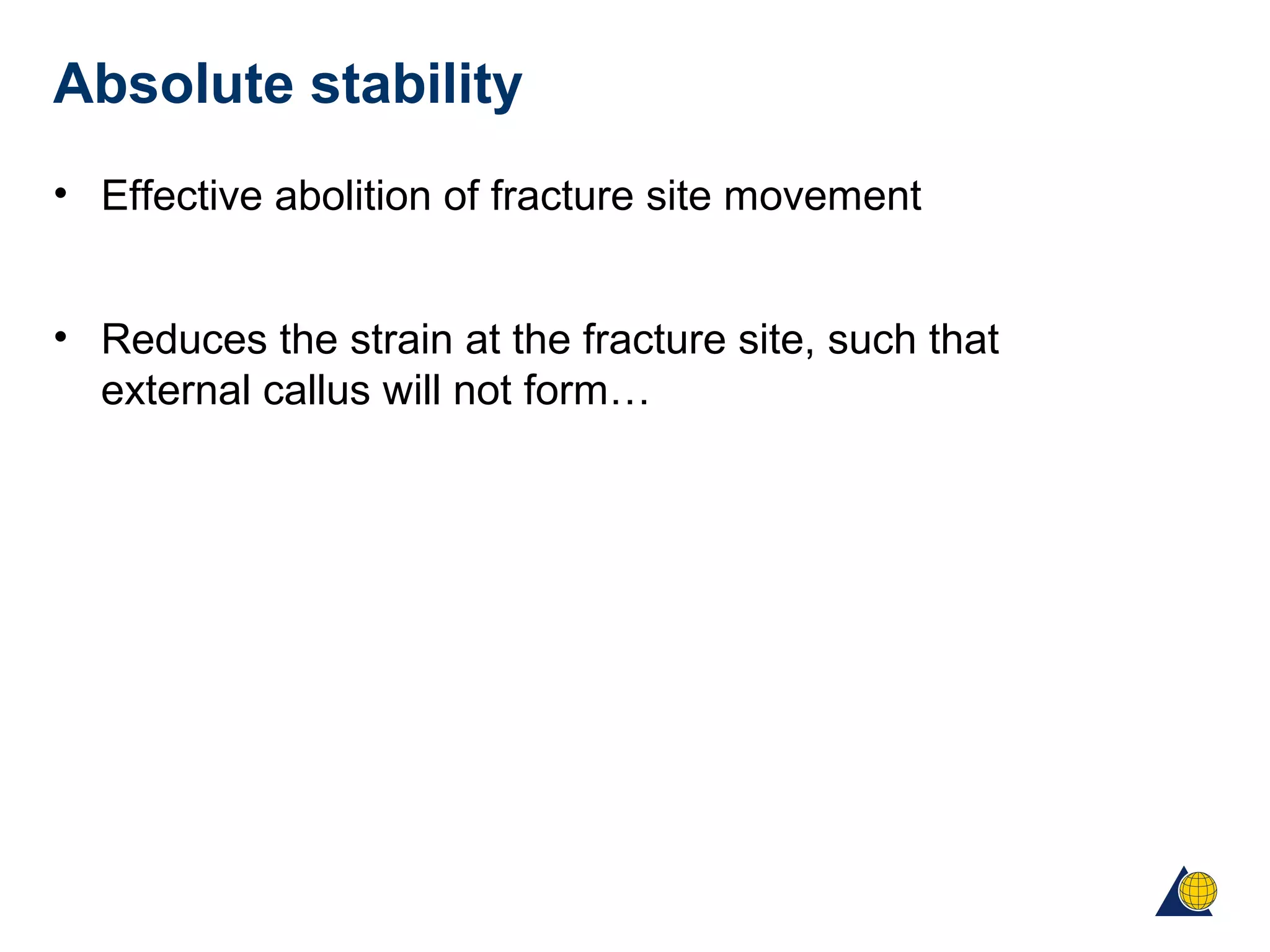 Biomechanics and biology of absolute stability | PPT