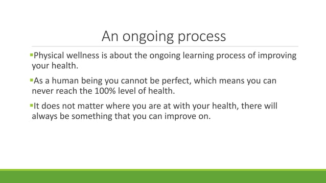 What is physical wellness | PPT