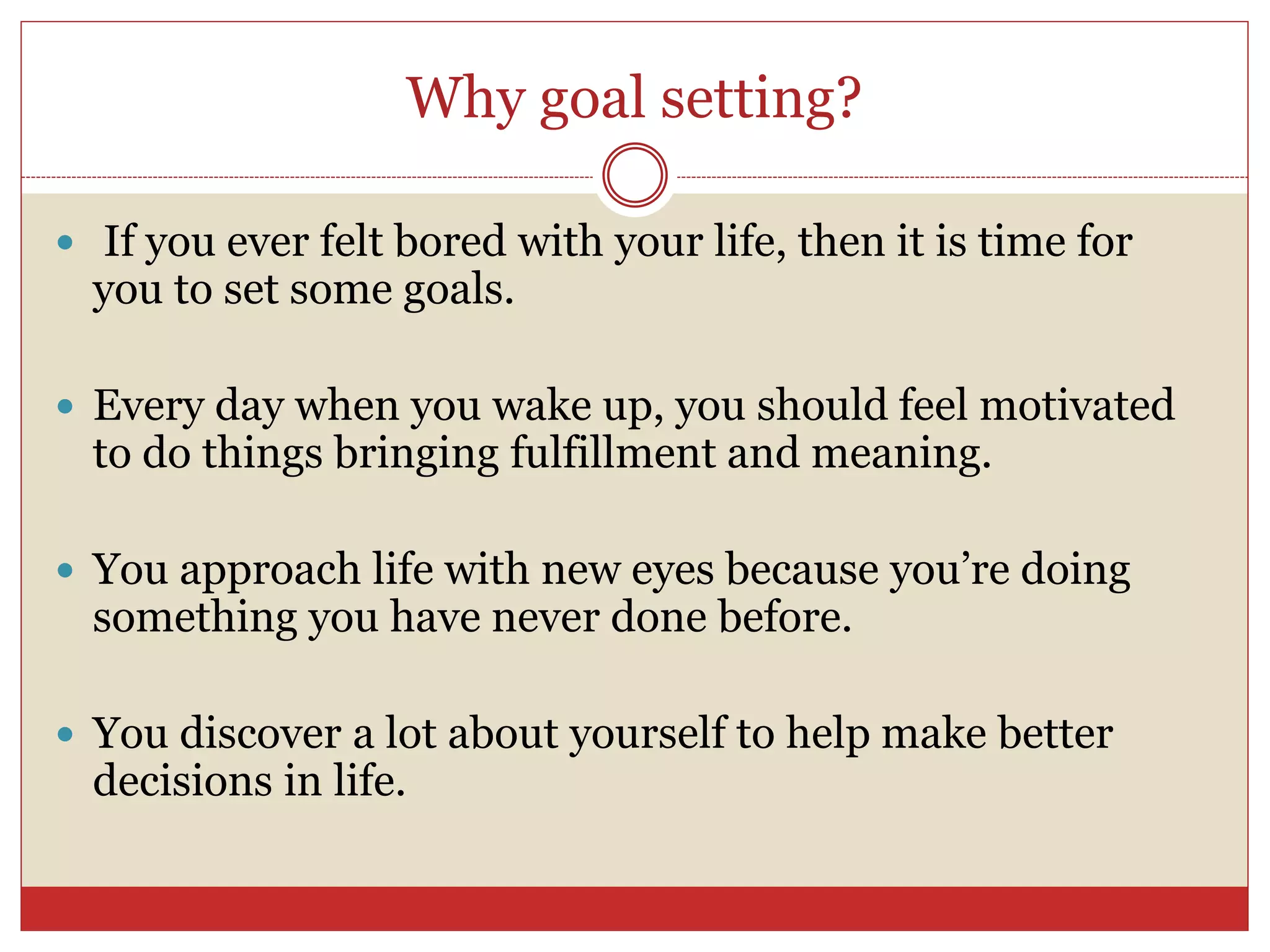 Why goal setting? | PPTX