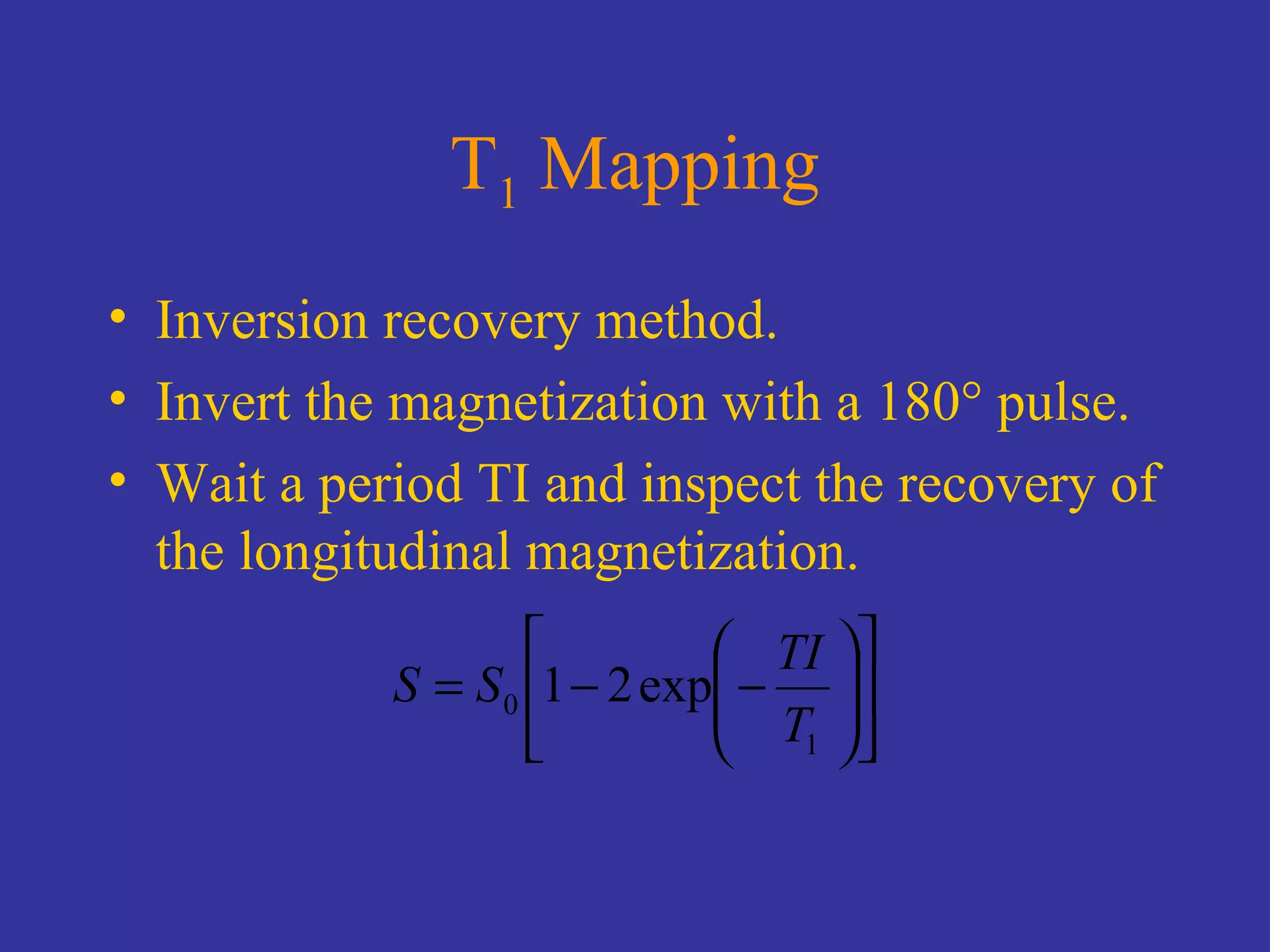 502 Nmr Relaxation Times Ppt Chemistry Science