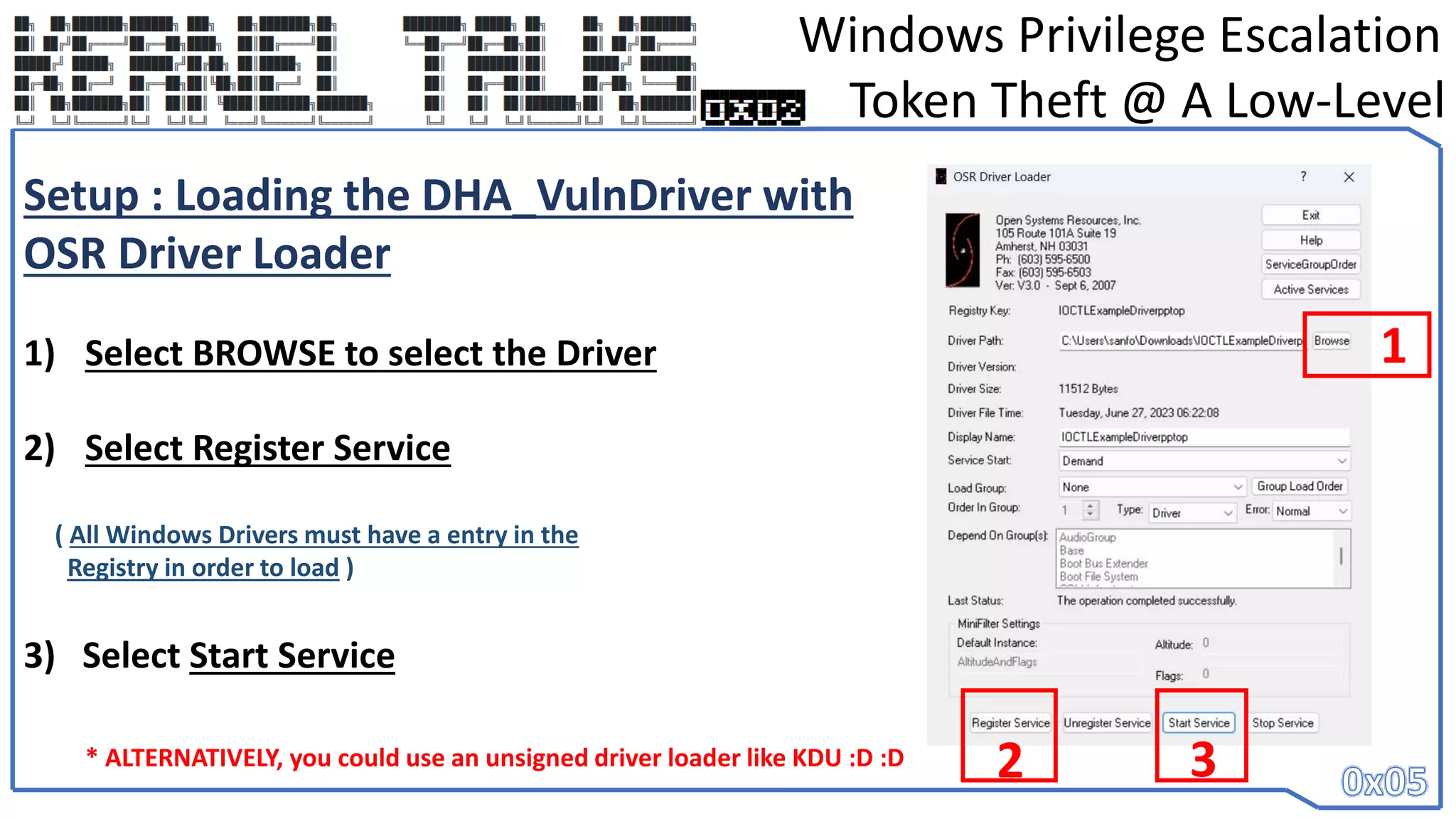 0x002 - Windows Priv Esc - A Low Level Explanation of Token Theft | PPTX