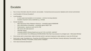 Red Team: Emulating Advanced Adversaries in Cyberspace | PPT