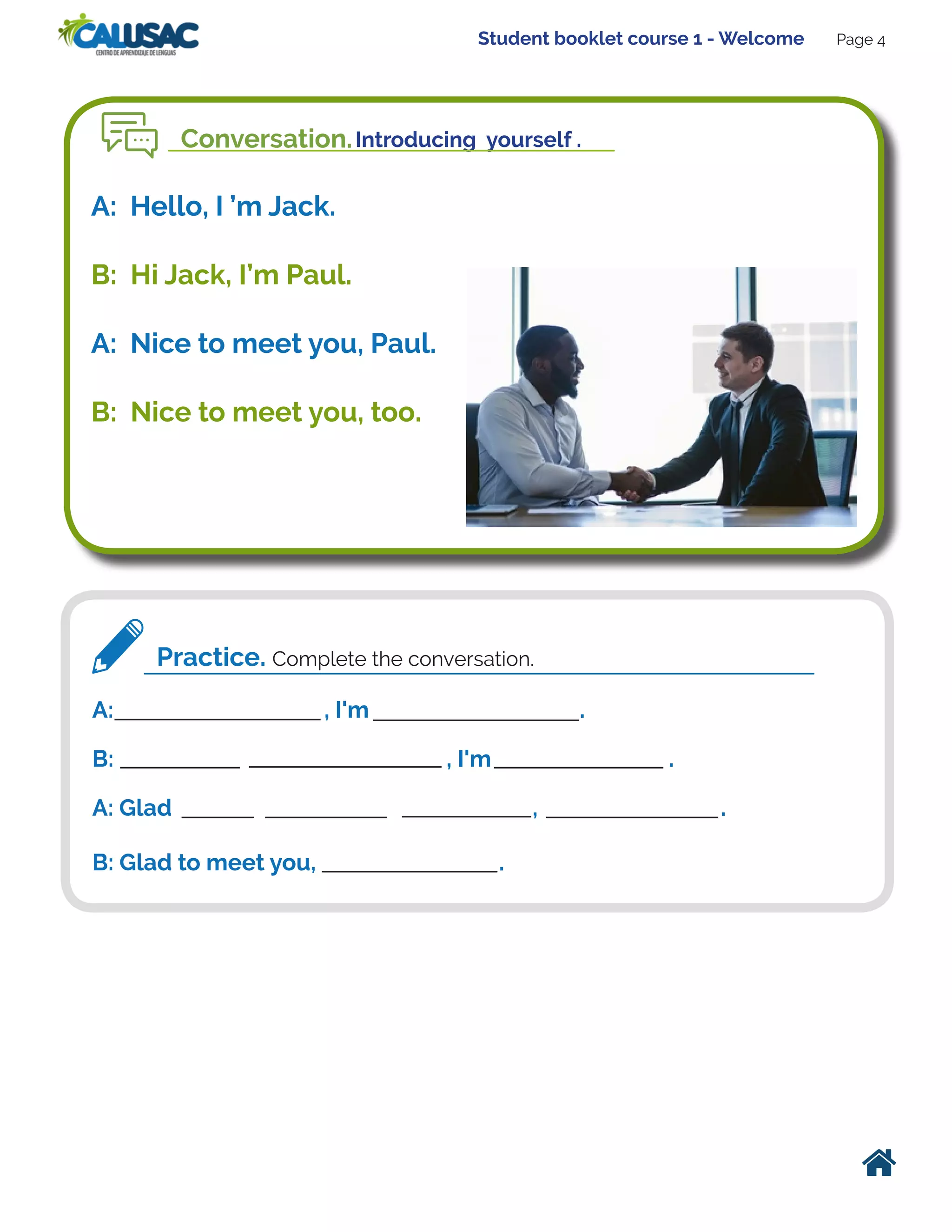 Booklet welcome unit | PDF