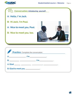 Booklet welcome unit | PDF