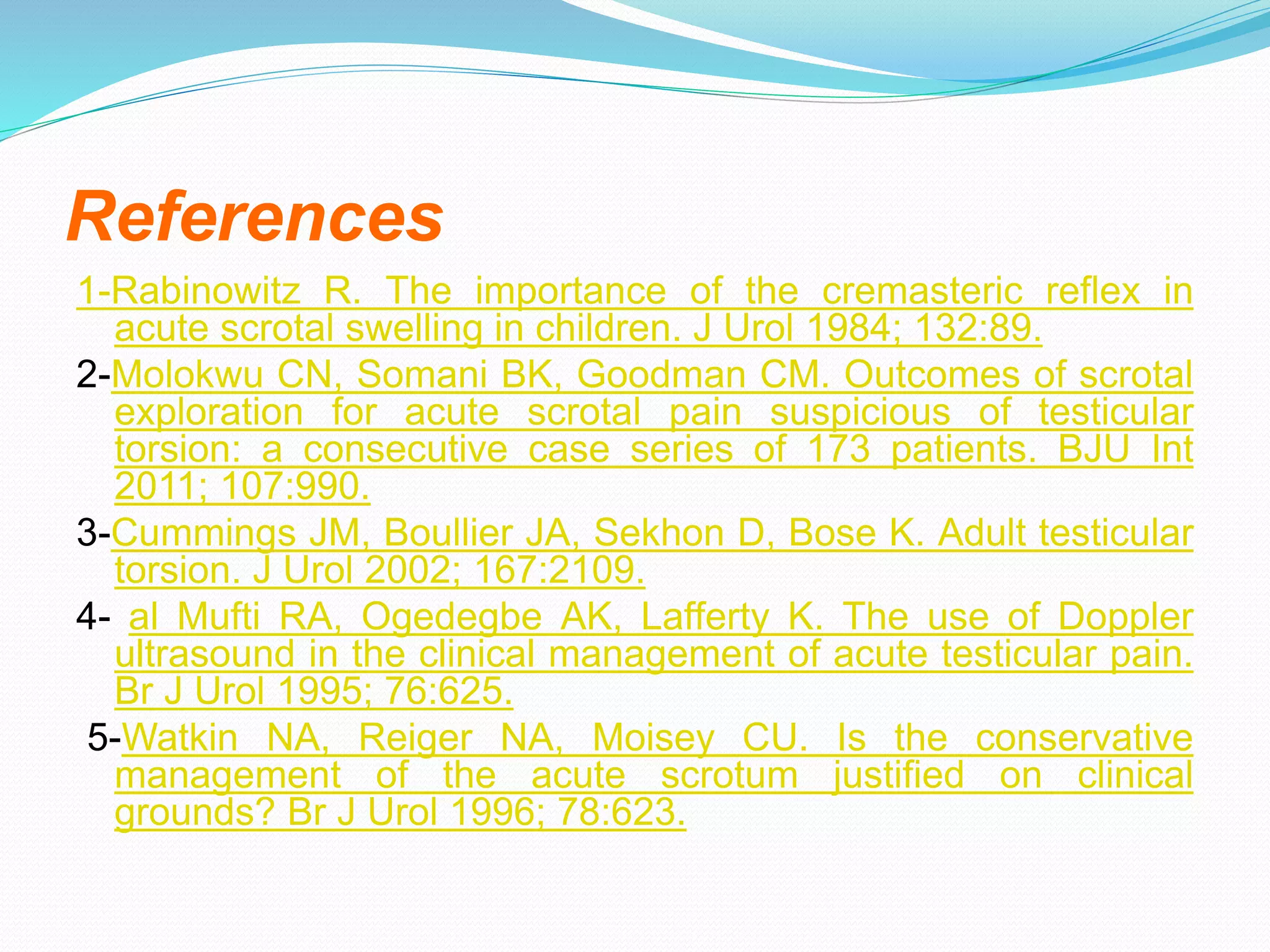 The acute scrotum | PPTX