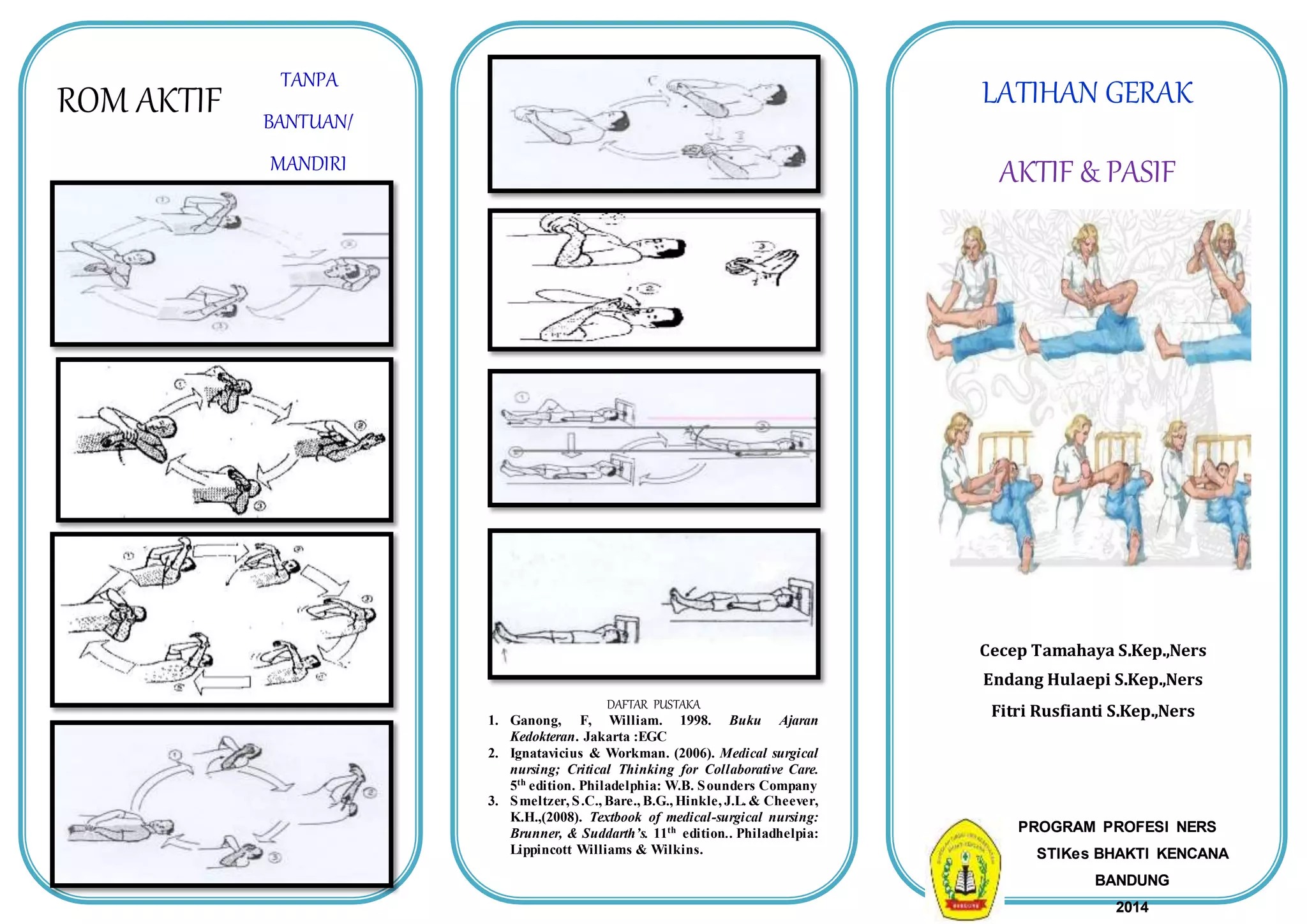 Leaflet rom hitam putih | DOCX