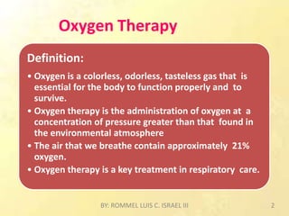 0XYGEN THERAPY | PPTX