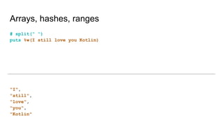 Ruby language overview | PPTX