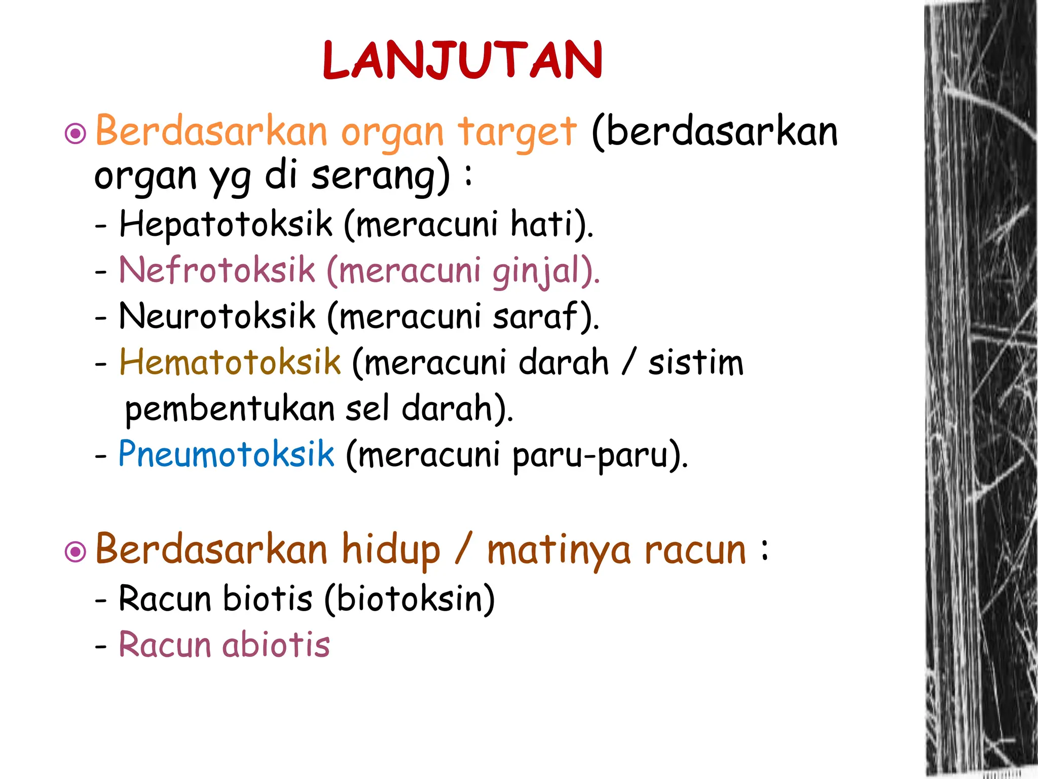 TOKSIKOLOGI industri keselamatan dan kesehatan kerja | PPT