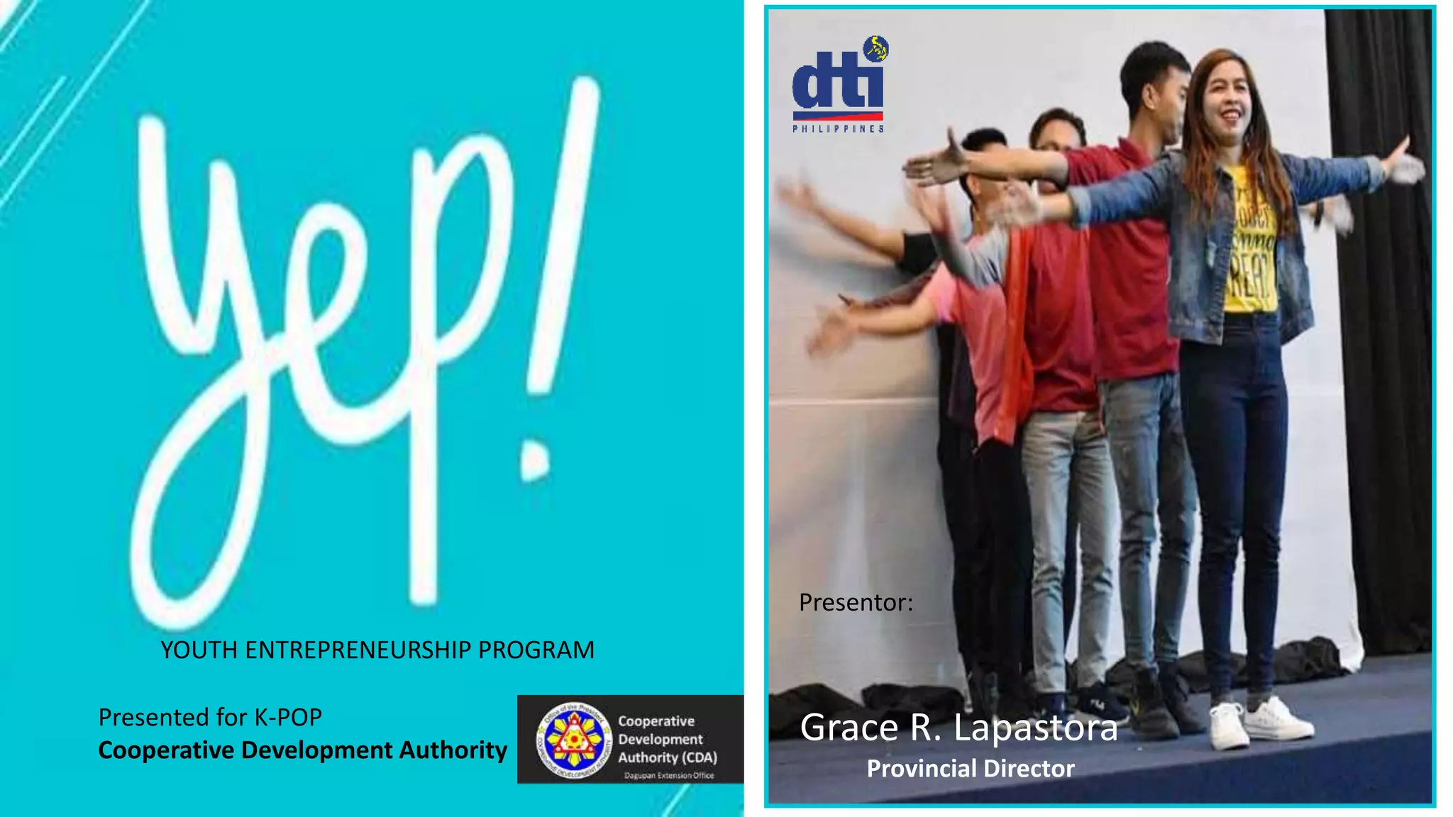DTI Youth Entrepreneurship Program (YEP) | PPTX