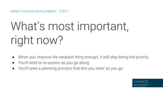 Impact driven development | PPTX