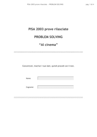 Compendio prove Olimpiadi Problem Solving | PDF