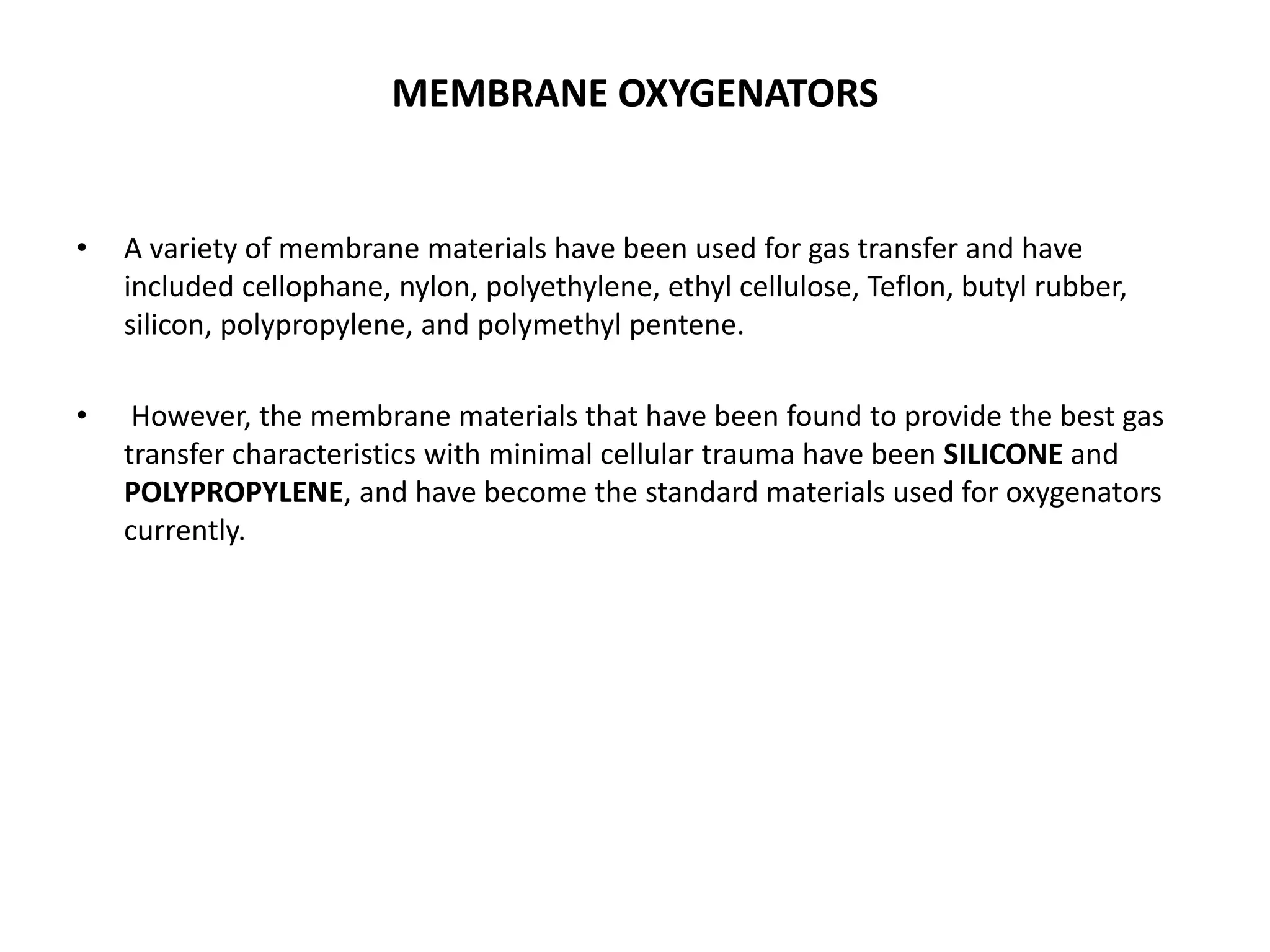 Cpb oxygenators DR NIKUNJ R SHEKHADA (MBBS,MS GEN SURG ,DNB CTS SR) | PPTX