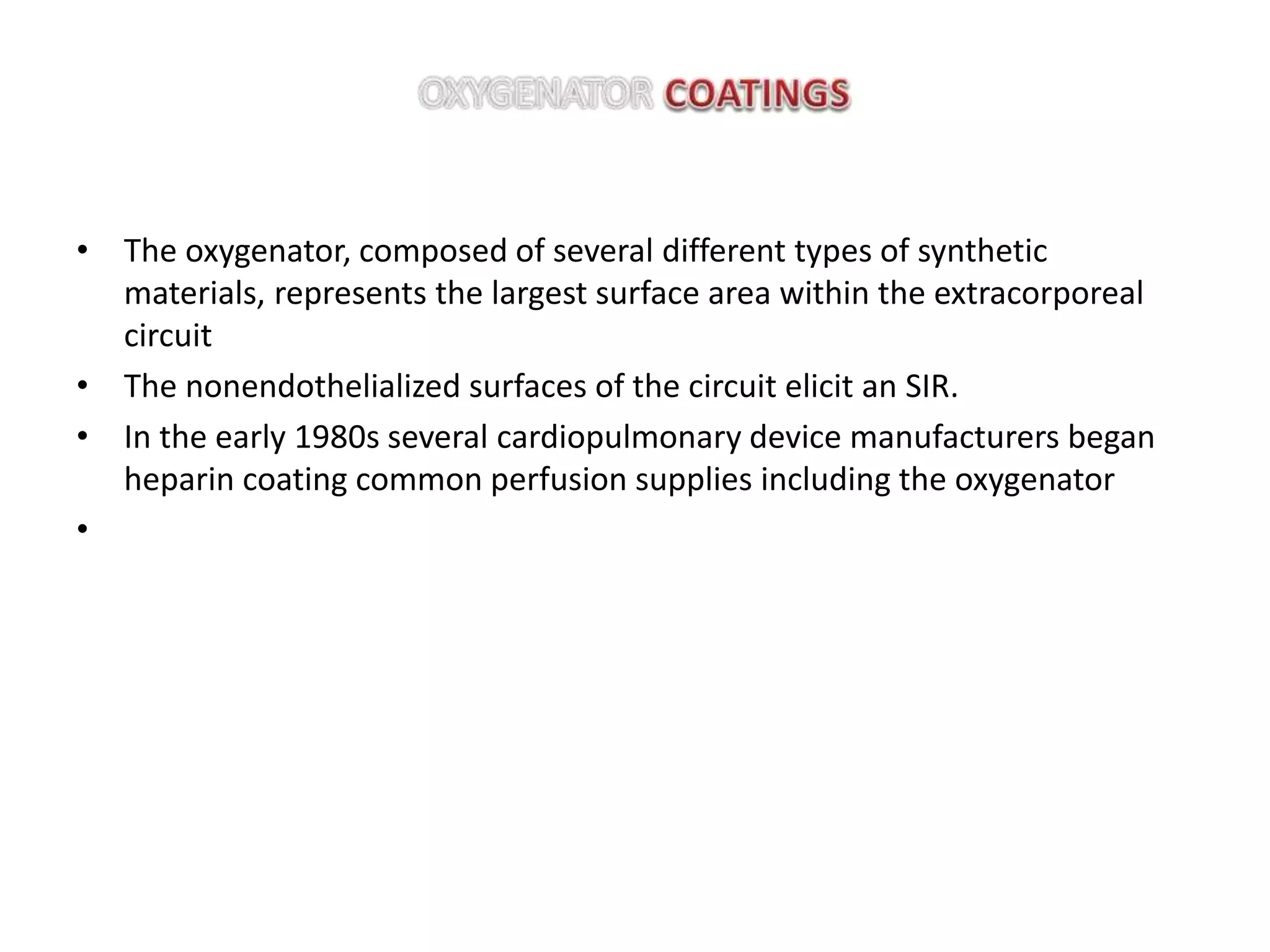 Cpb oxygenators DR NIKUNJ R SHEKHADA (MBBS,MS GEN SURG ,DNB CTS SR) | PPTX