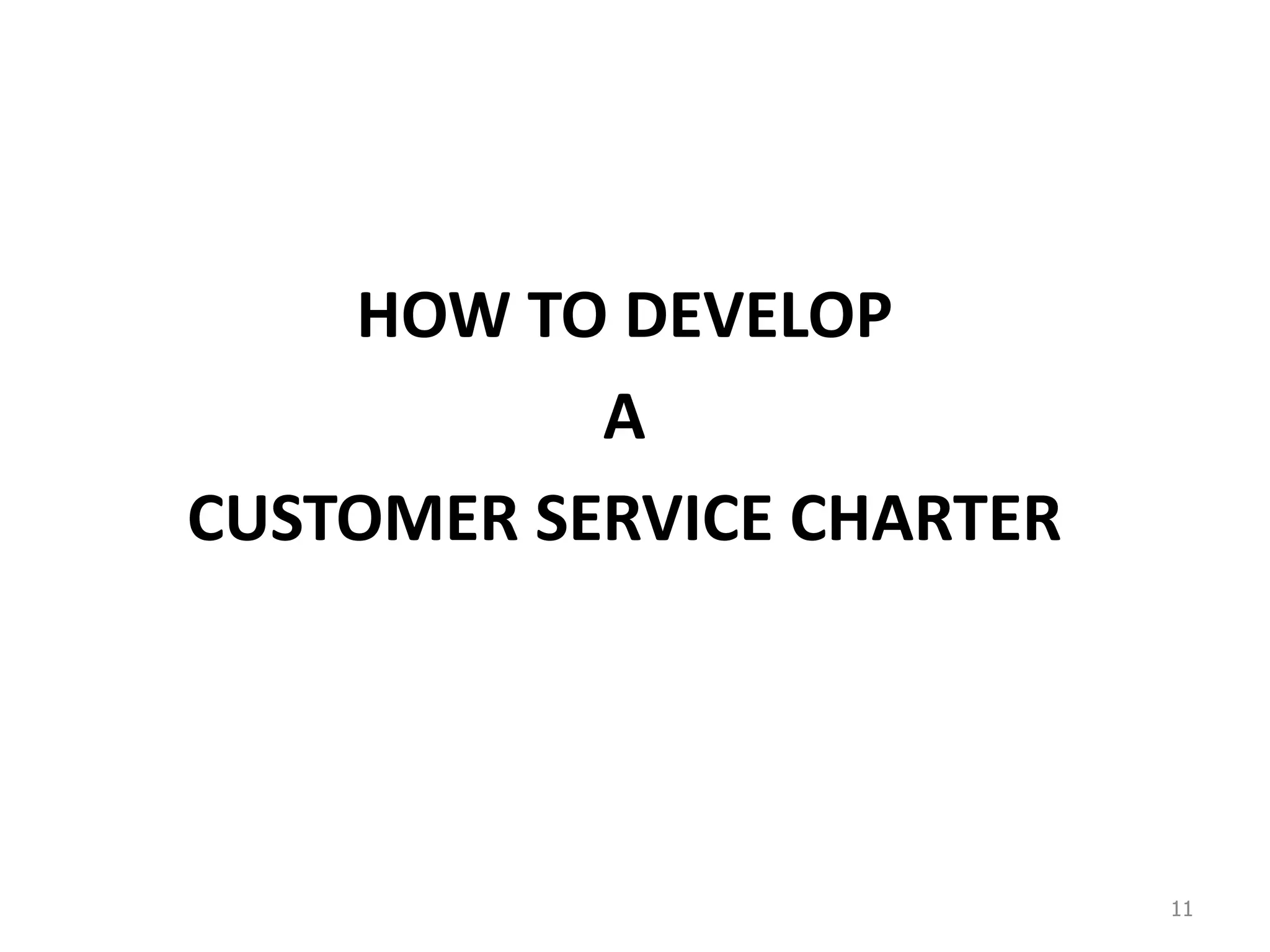 THE ROLE OF SERVICE CHARTER IN AN ORGANISATION AT THE WORKPLACE.ppt