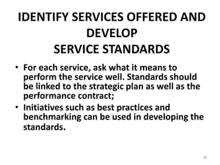 THE ROLE OF SERVICE CHARTER IN AN ORGANISATION AT THE WORKPLACE.ppt