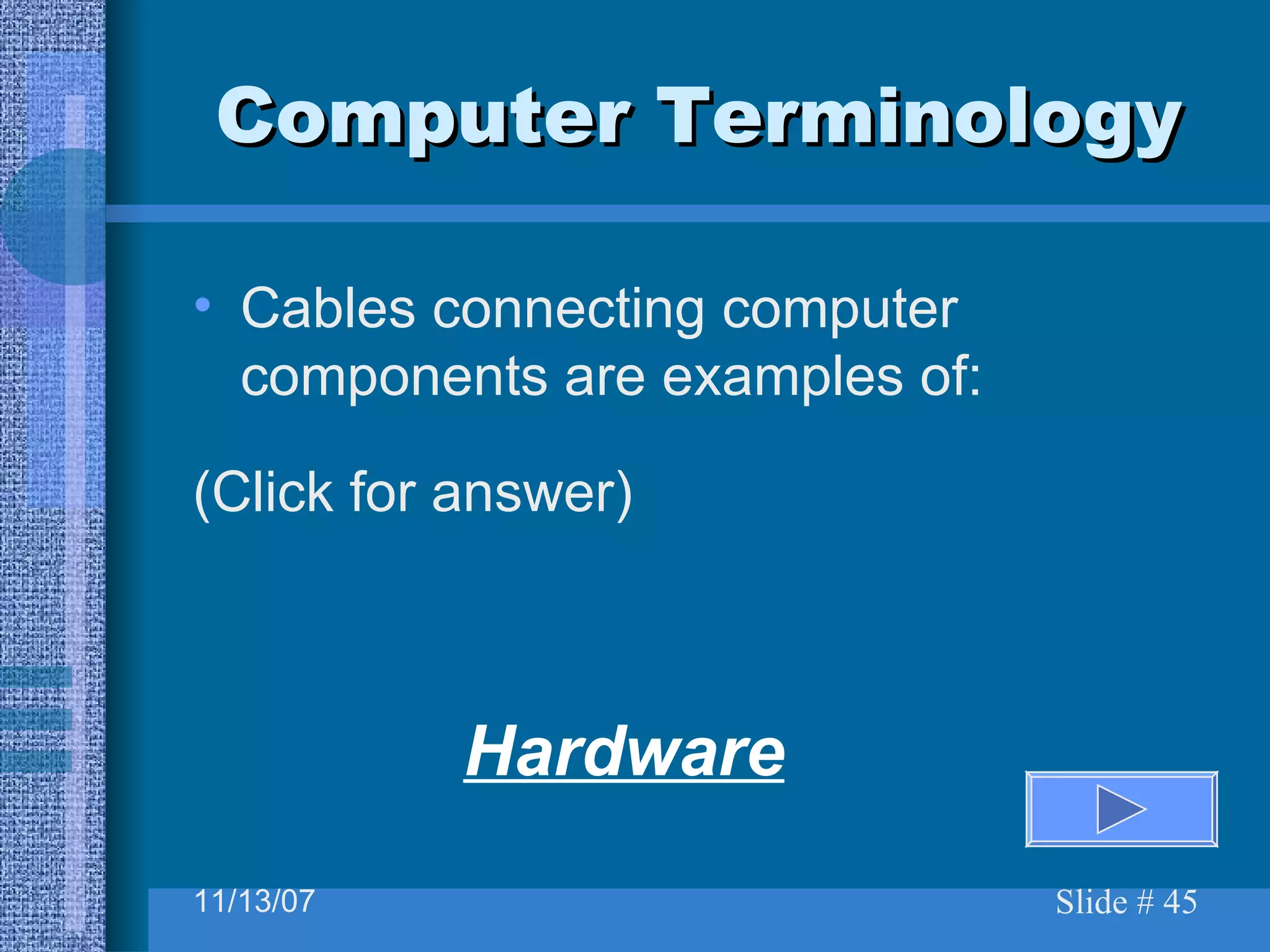 1 01 Computer Components | PPT