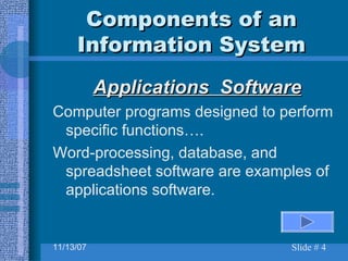 1 01 Computer Components | PPT