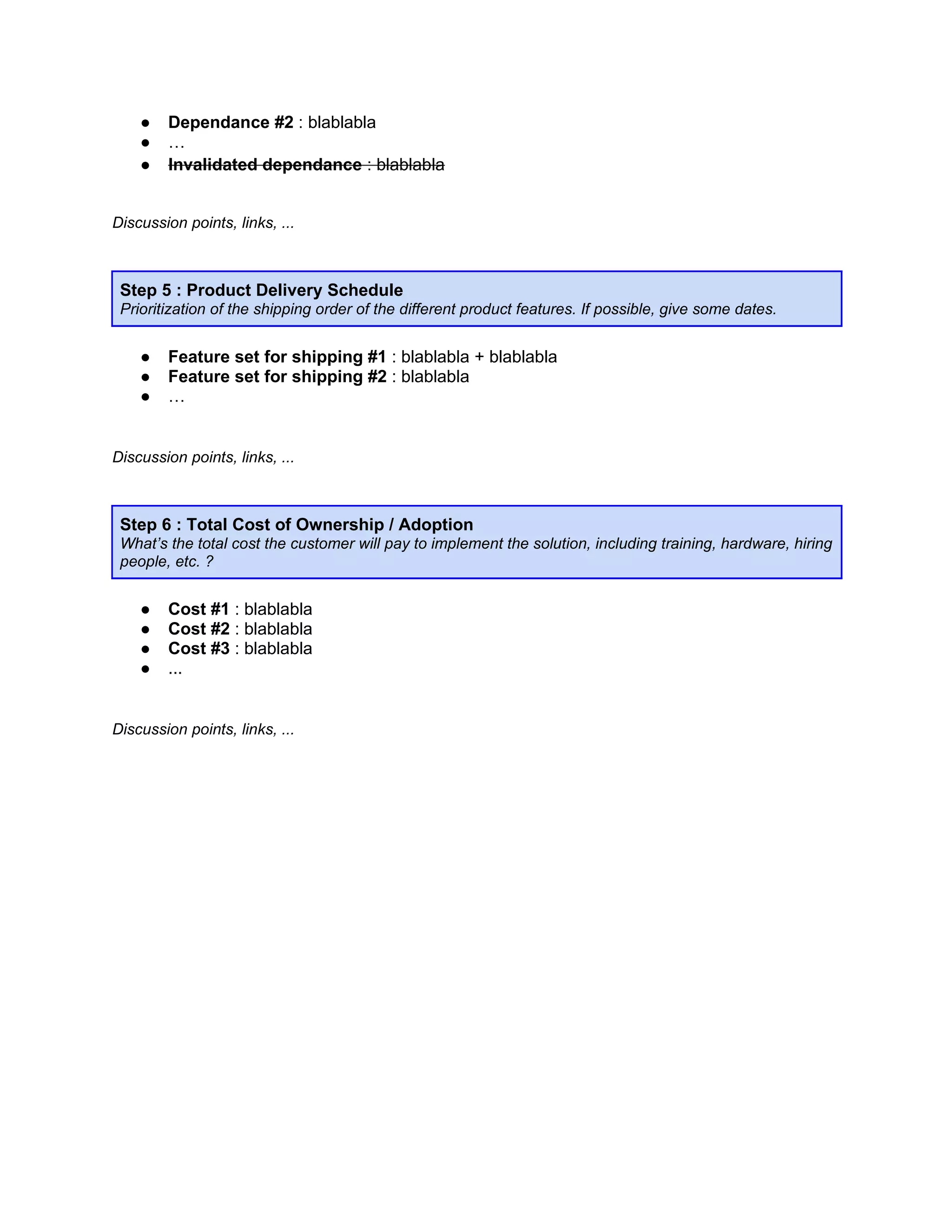 1 01 - customer discovery - product hypothesis | DOC