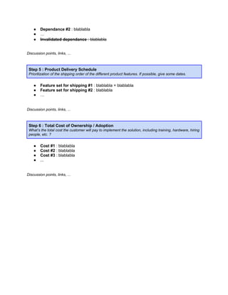 1 01 - customer discovery - product hypothesis | DOC
