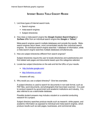 1 01 Notes Internet Search Tools T | DOC