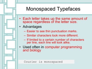 1.01 Typeface Spacing PowerPoint | PPT