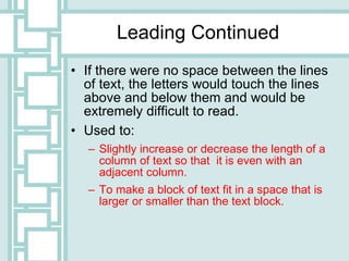 1.01 Typeface Spacing PowerPoint | PPT