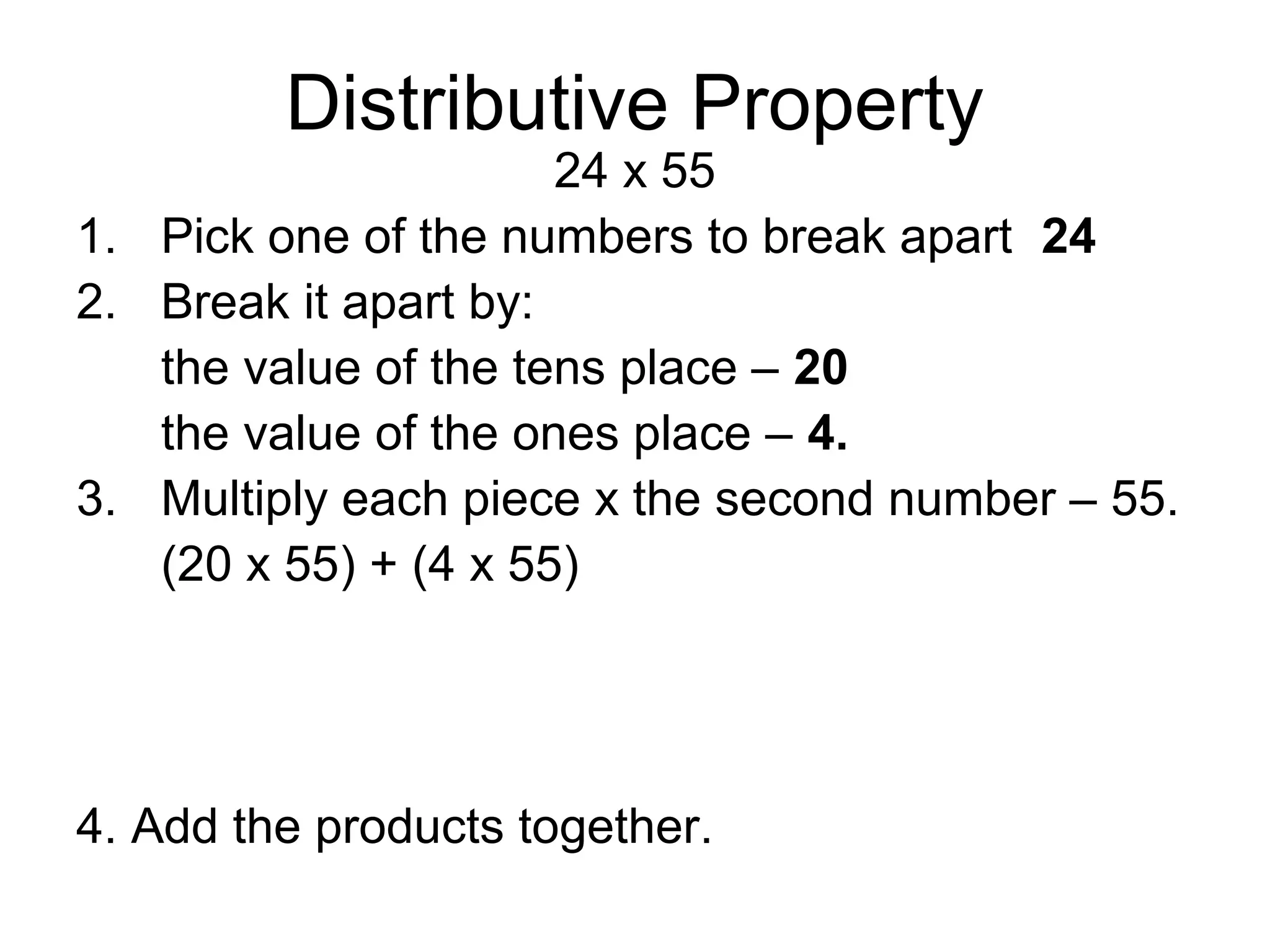 1.02a distributive property | PPT