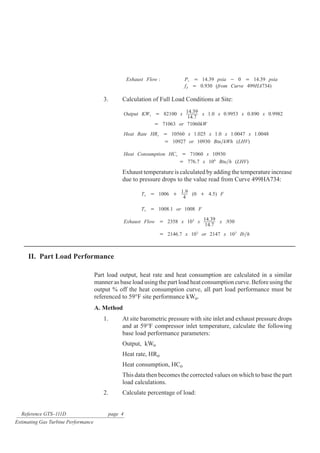 Estimating gas turbine performance | PDF