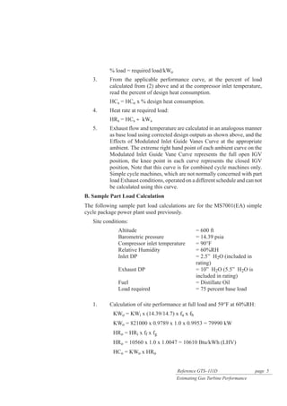 Estimating gas turbine performance | PDF