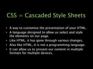 1 03 - CSS Introduction | PPTX