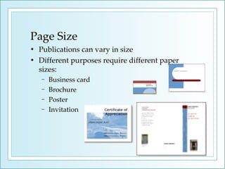 1.03 layout of a desktop publishing document | PPT