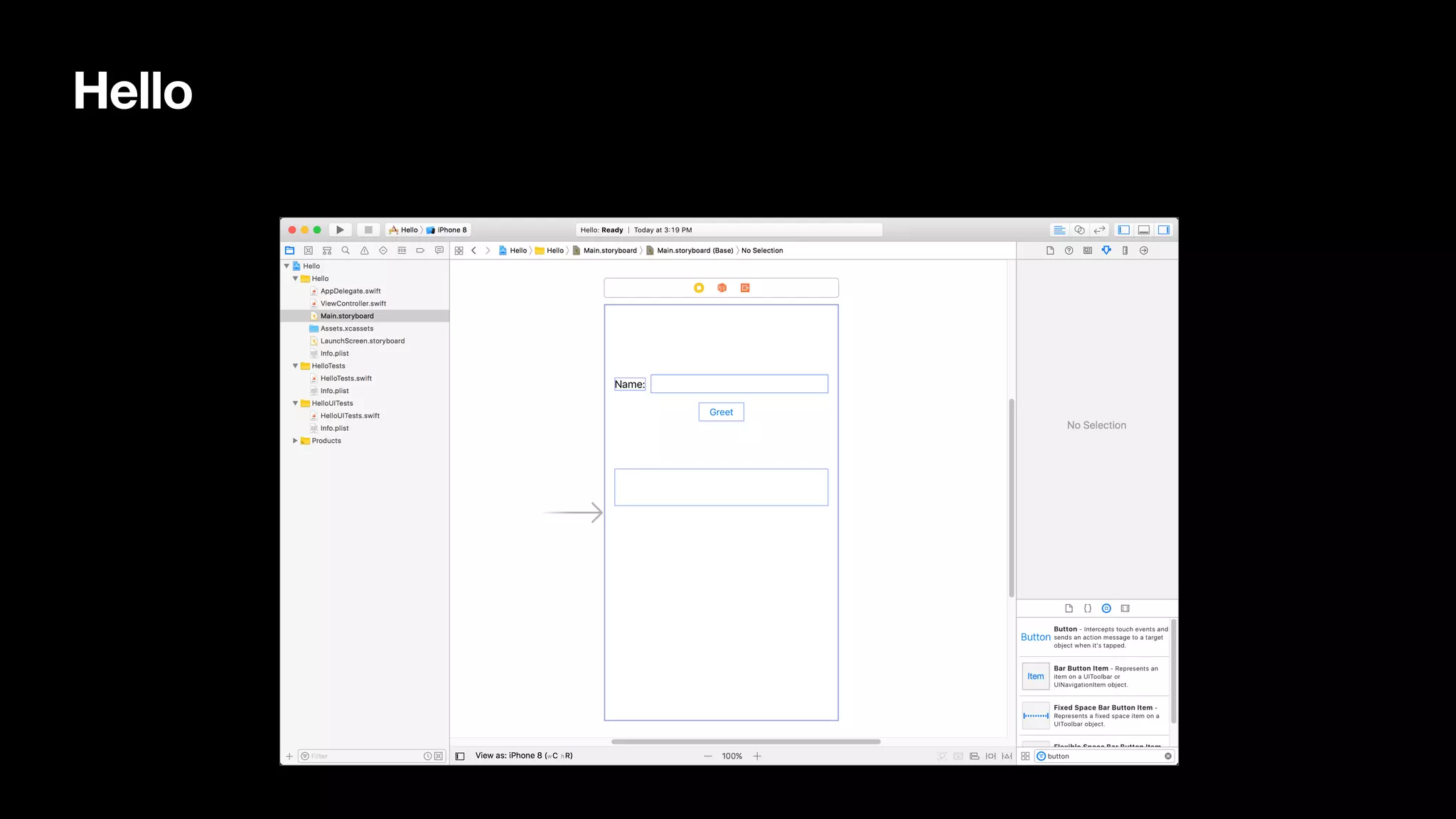 Interface builder basics | PPT