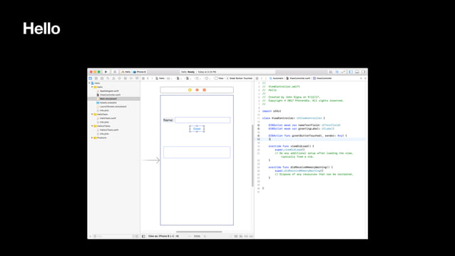 Interface builder basics | PPT
